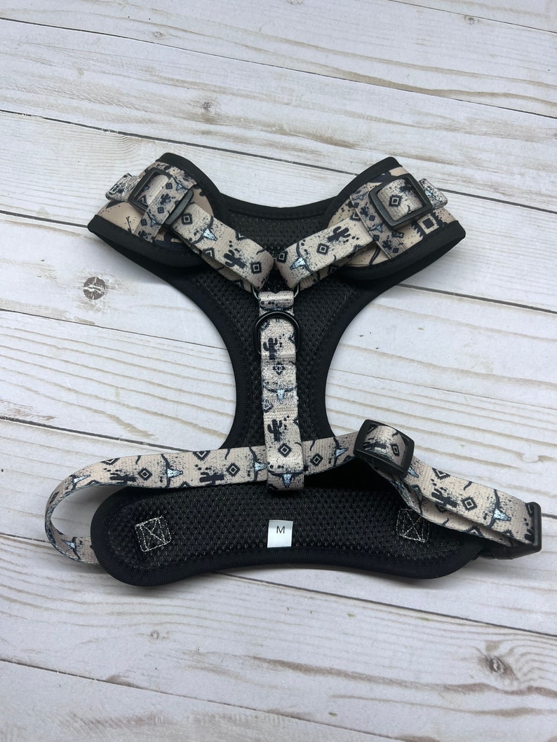 Western Print Dog Harness Ruff Life Clothing Co Walk Wear - Etsy