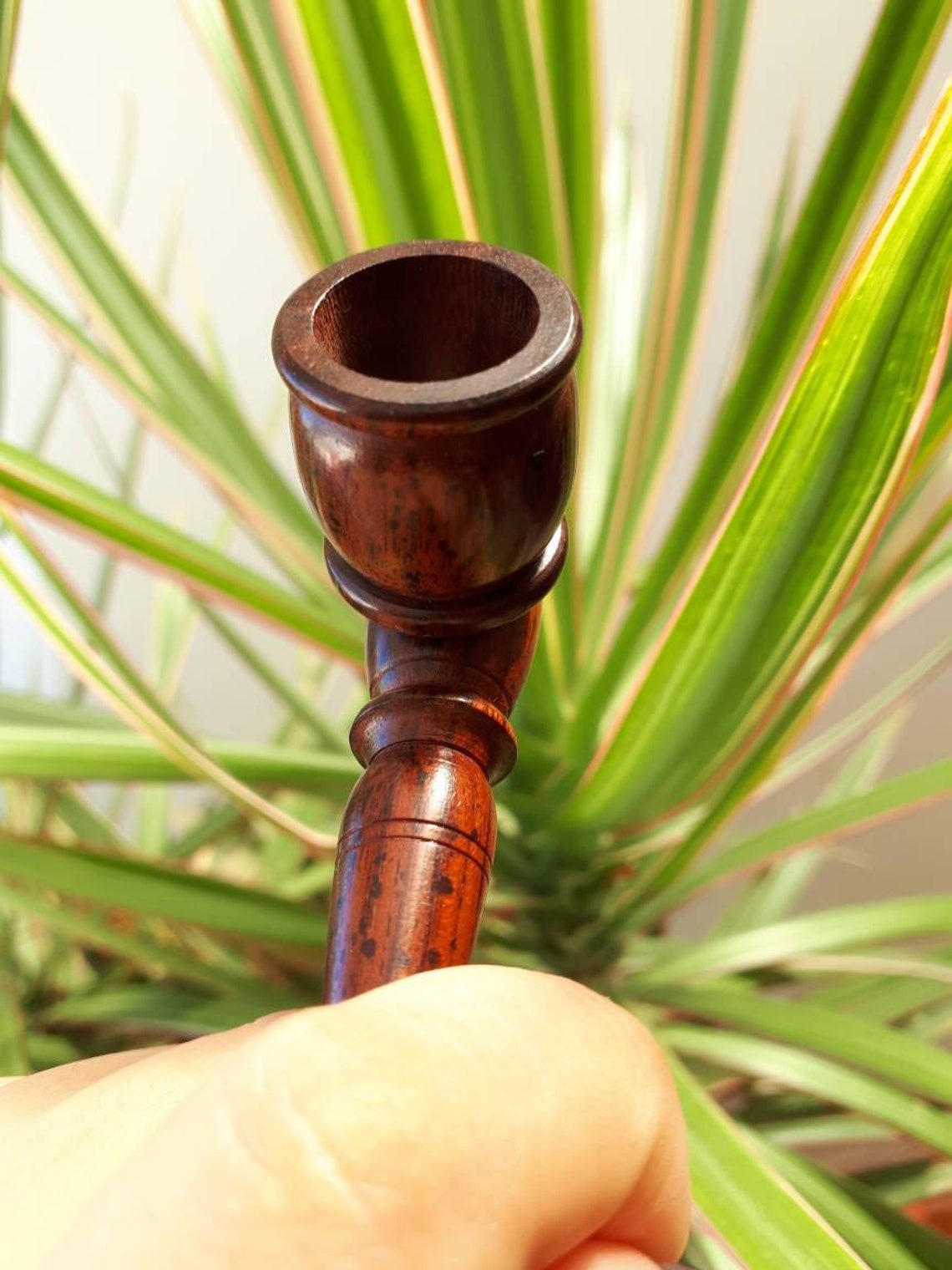 Carved Rosewood smoking pipes. Peace pipe. Wooden pipe with | Etsy