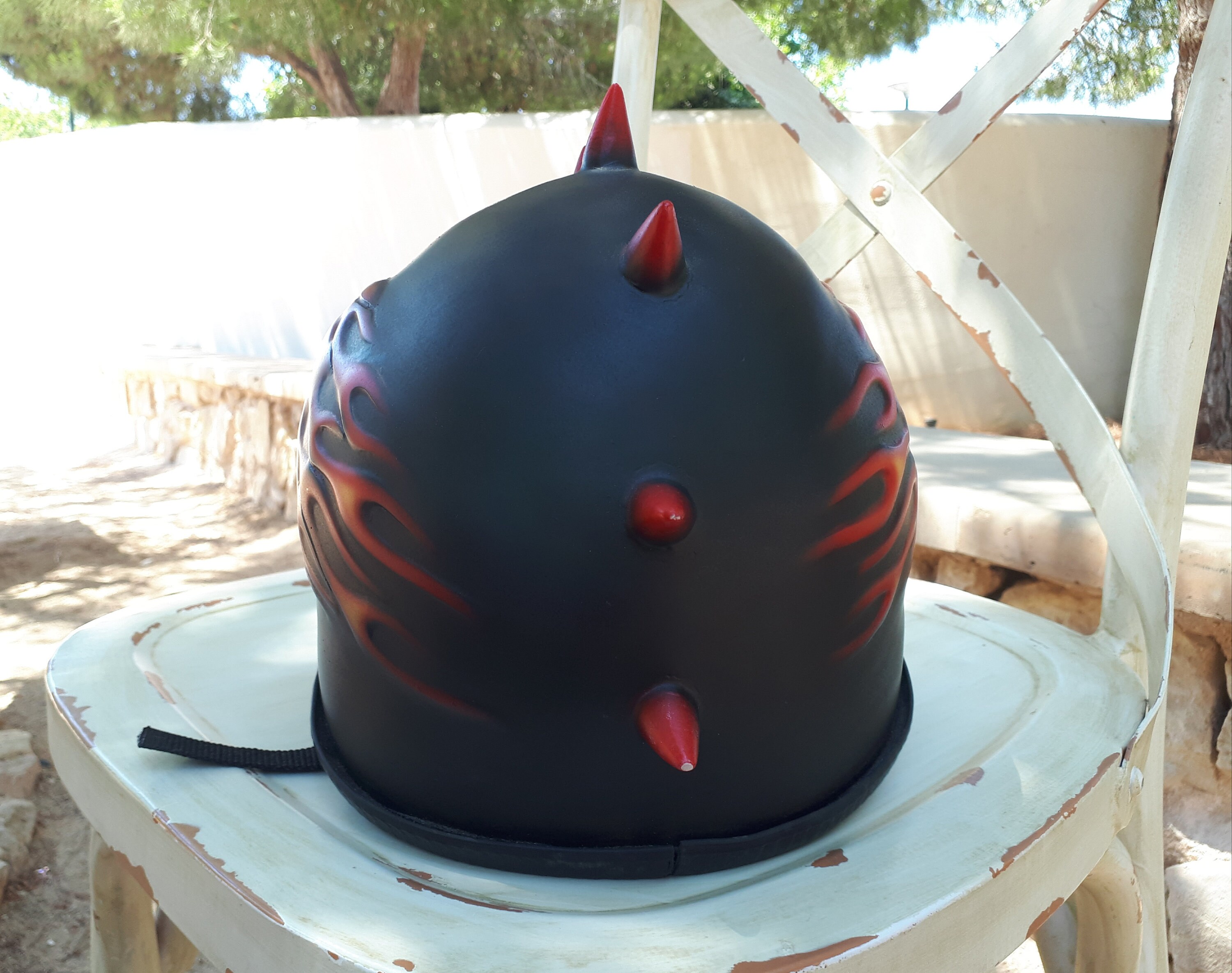 Skull mask helmet. Full head skull helmet. Custom helmet. Role | Etsy