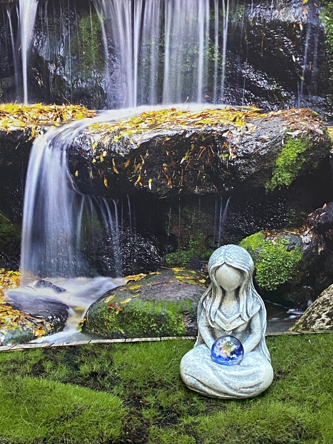 New Gaia Goddess-mother Earth Statue for Garden, Fish Tank, Zen Garden ...