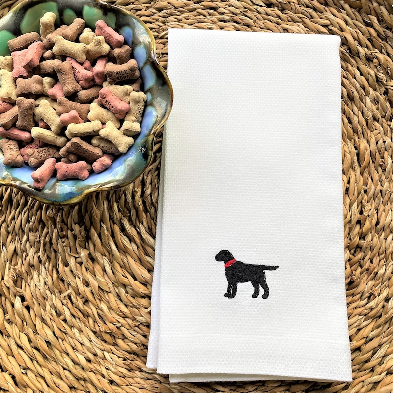 Yellow Lab Bathroom Towels - Etsy