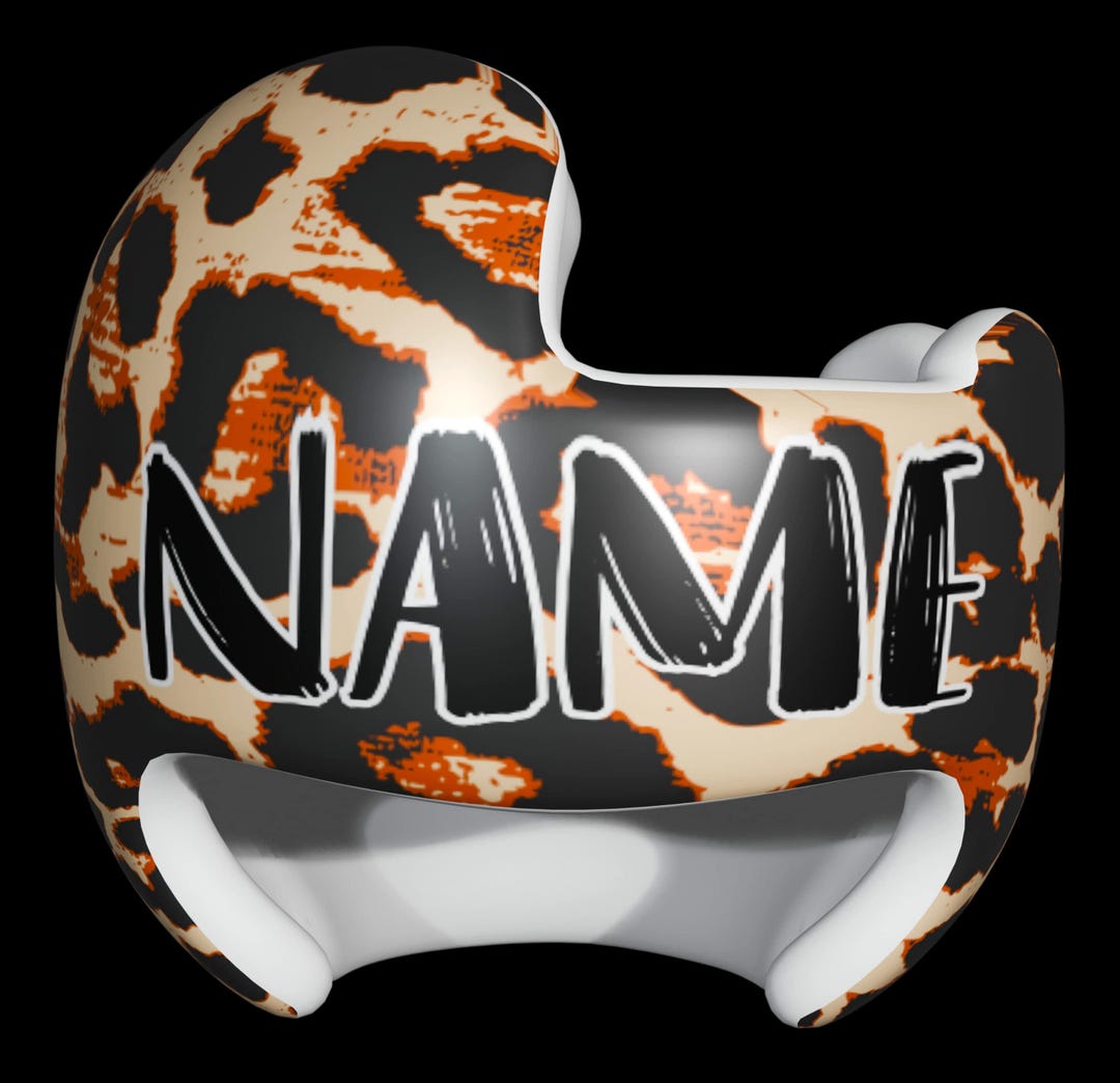 Personalized Doc Band Wrap | Leopard Print | Customized Design for ...