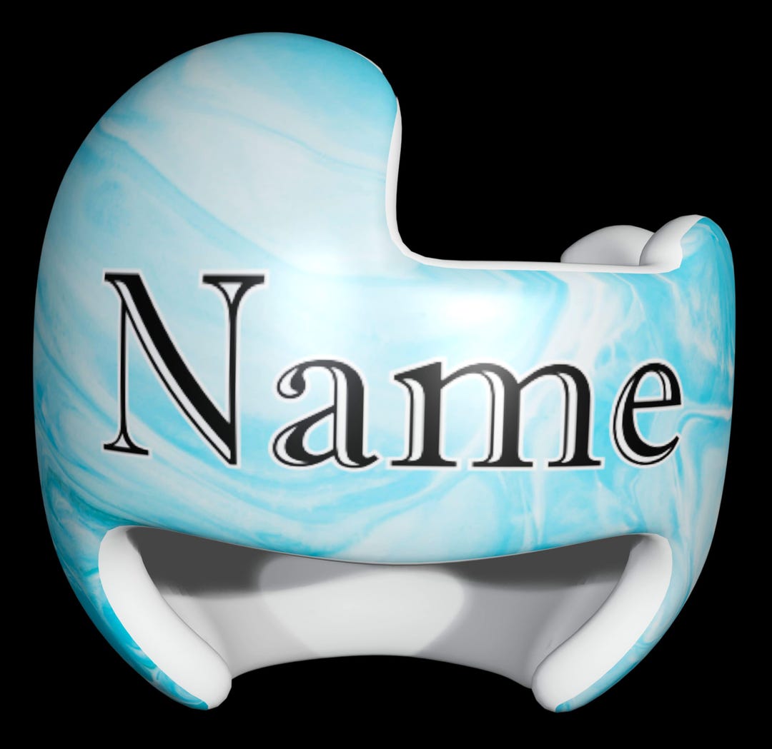 Personalized Marble Doc Band Wrap | Customized Design for Cranial ...