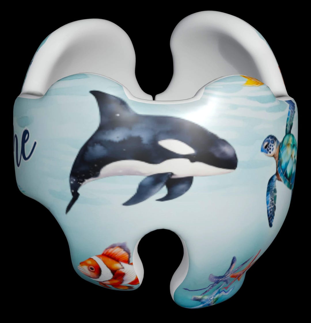 Personalized Ocean Design Doc Band Wrap | Customized Design for Cranial ...