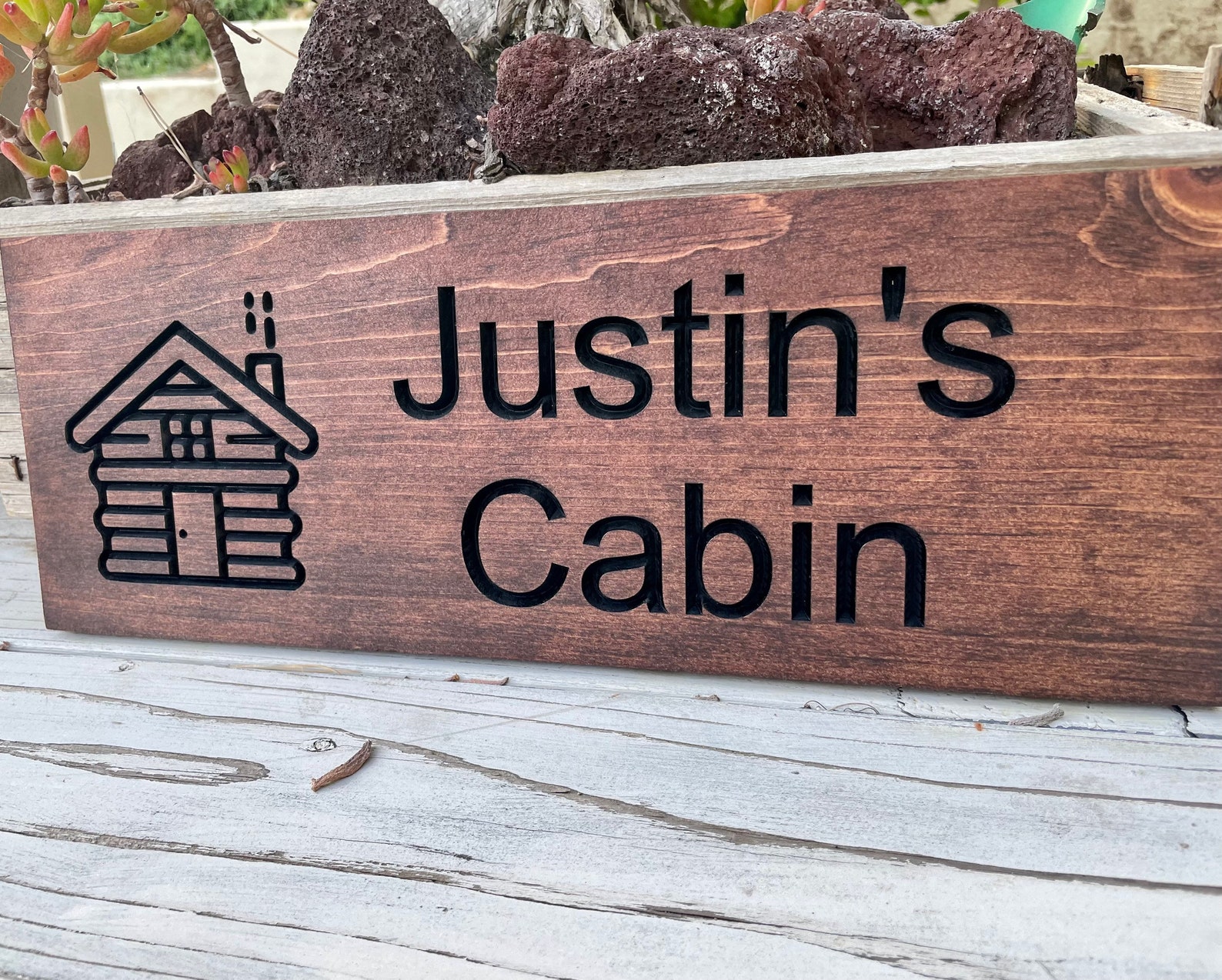 Cabin Signs Personalized Wood Sign Family Cottage Sign - Etsy