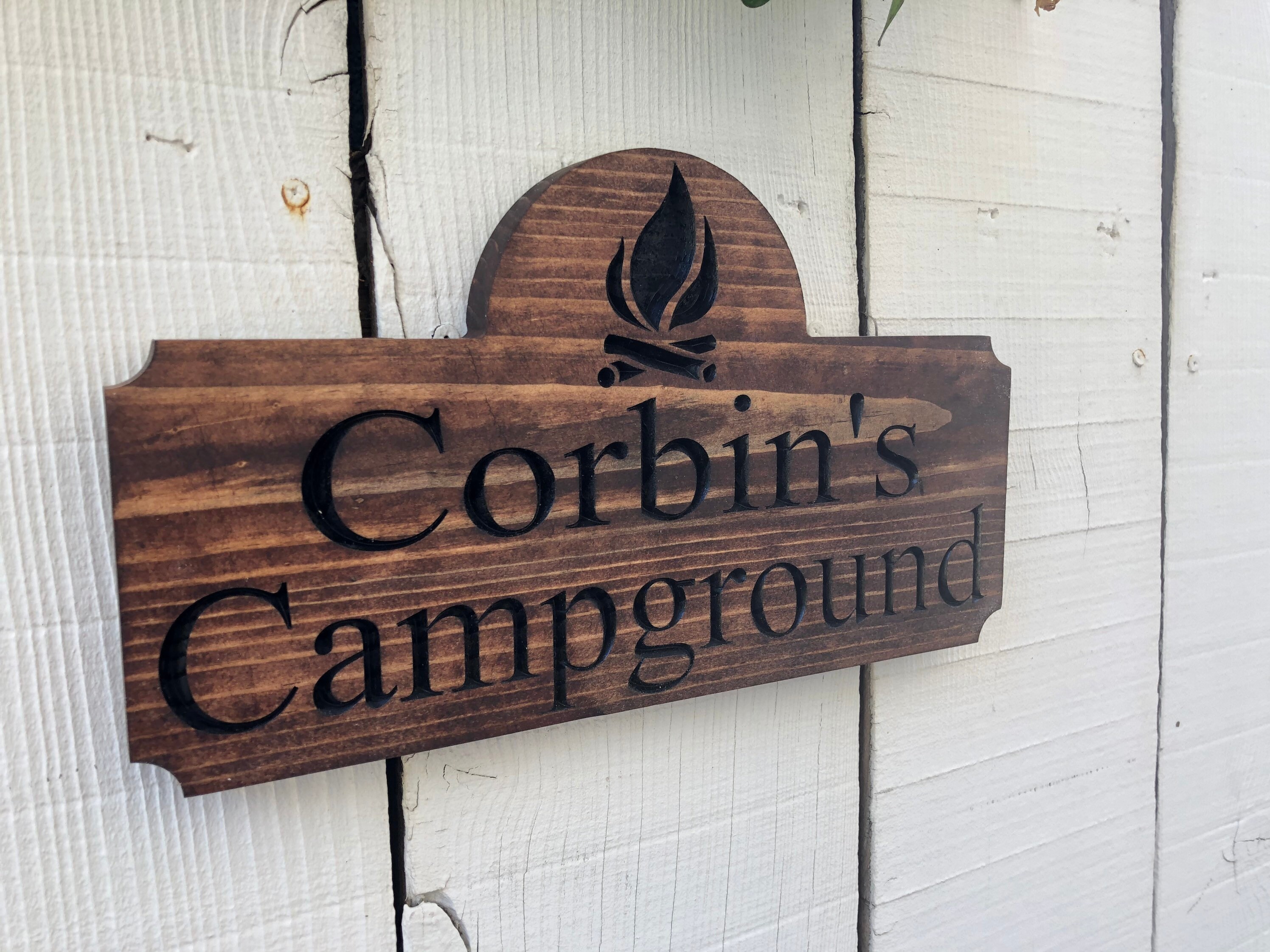 Campsite Signs, Campground Signs, Customizable, Routed, Pacific Crest ...