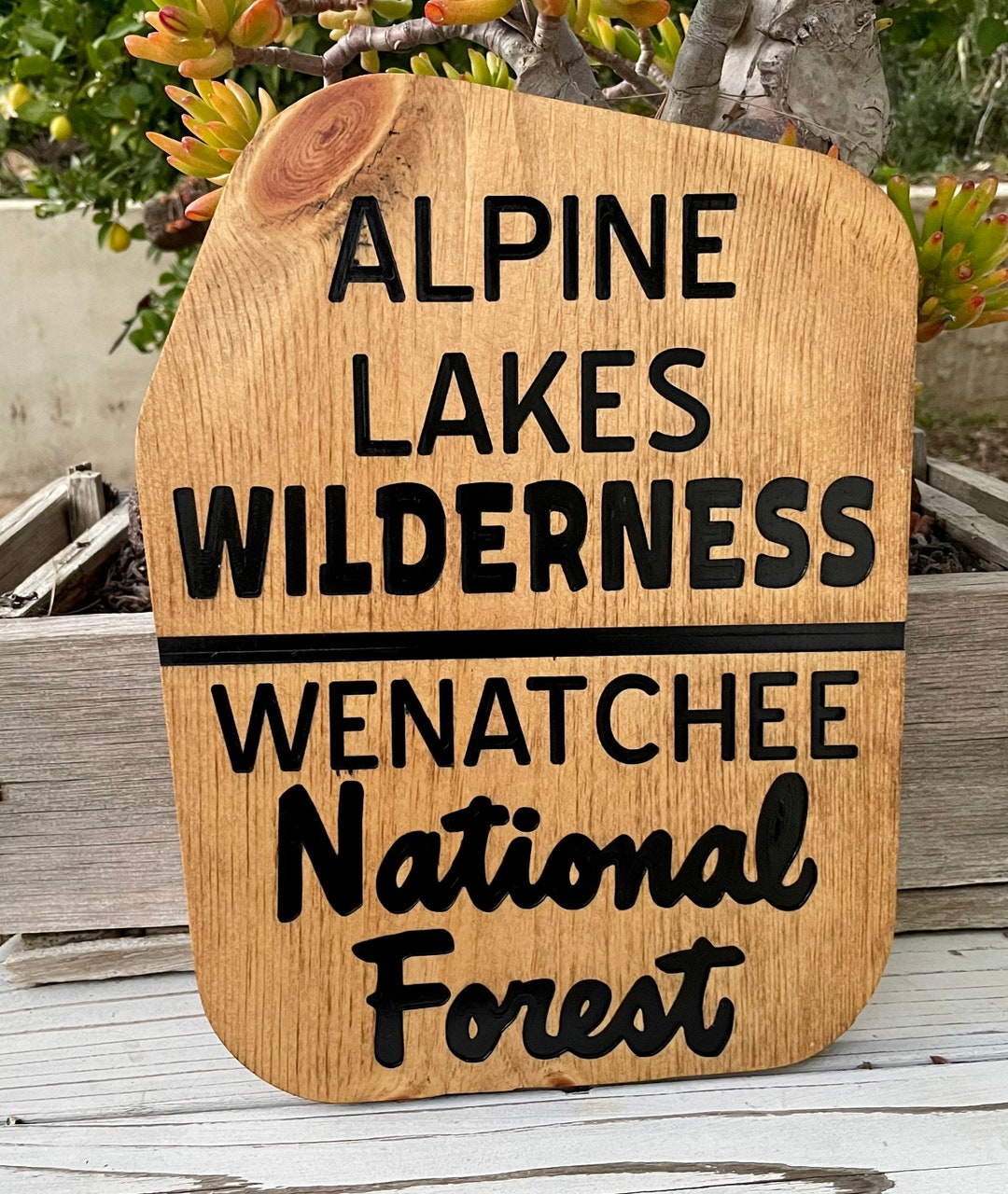 National Park Sign, Washington alpine lakes , Wenatchee , Trail sign ...