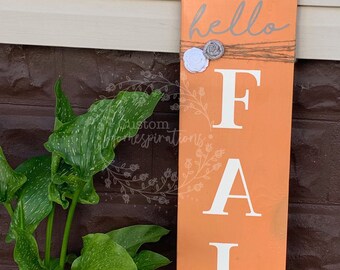 Outdoor Hello Sign - Etsy