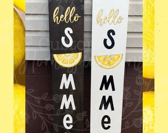 Hello Summer Wood Sign - Etsy