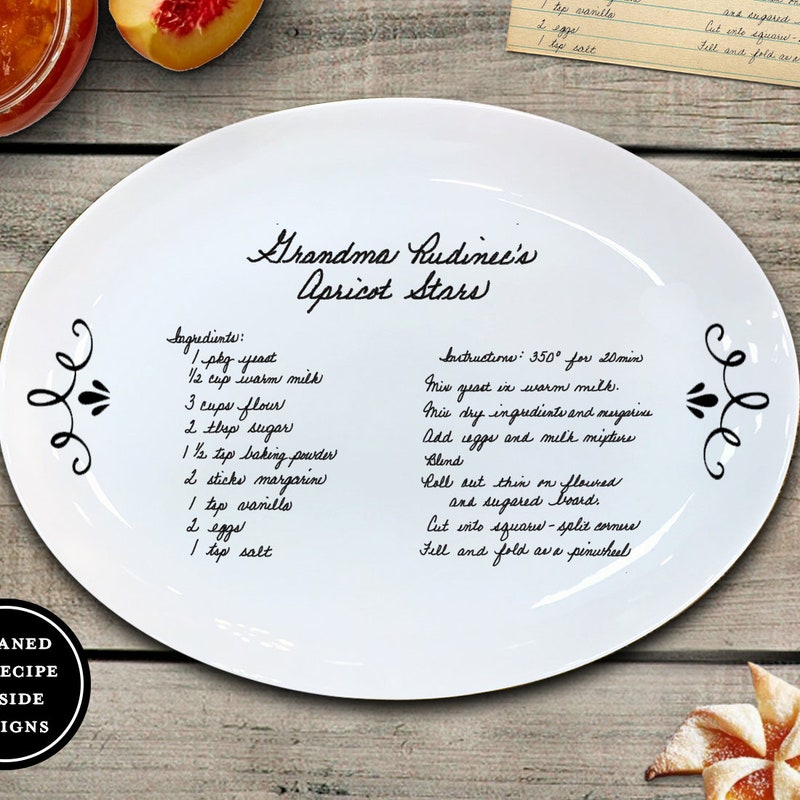 Handwritten Recipe - Etsy