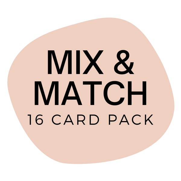 Mix and Match Card - Etsy