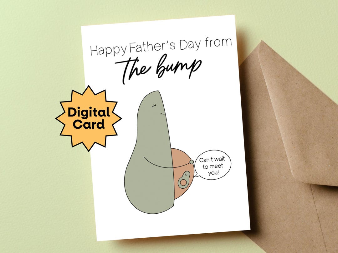 Printable Expecting Father's Day Gift, Dad to Be Card for Father's Day ...