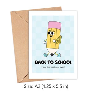 First Day of School, Card for Teacher, Have the Best Year Ever, Cute ...