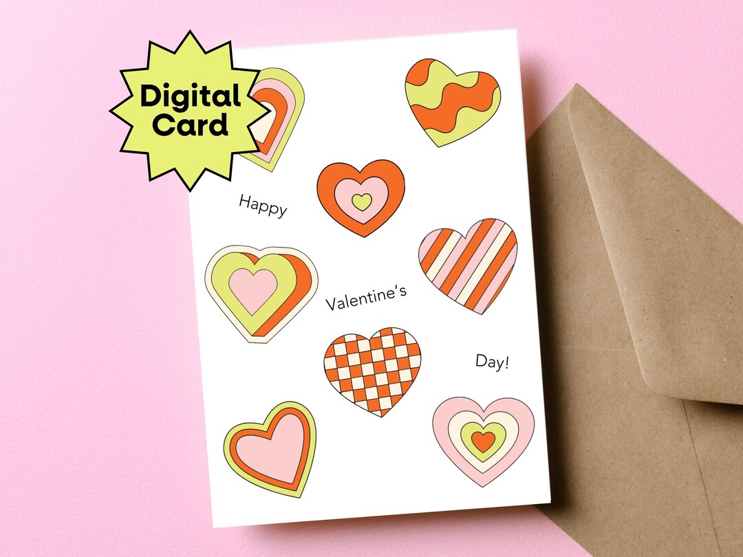 Printable Galentines Day Card for Girlfriends, Digital Teacher ...