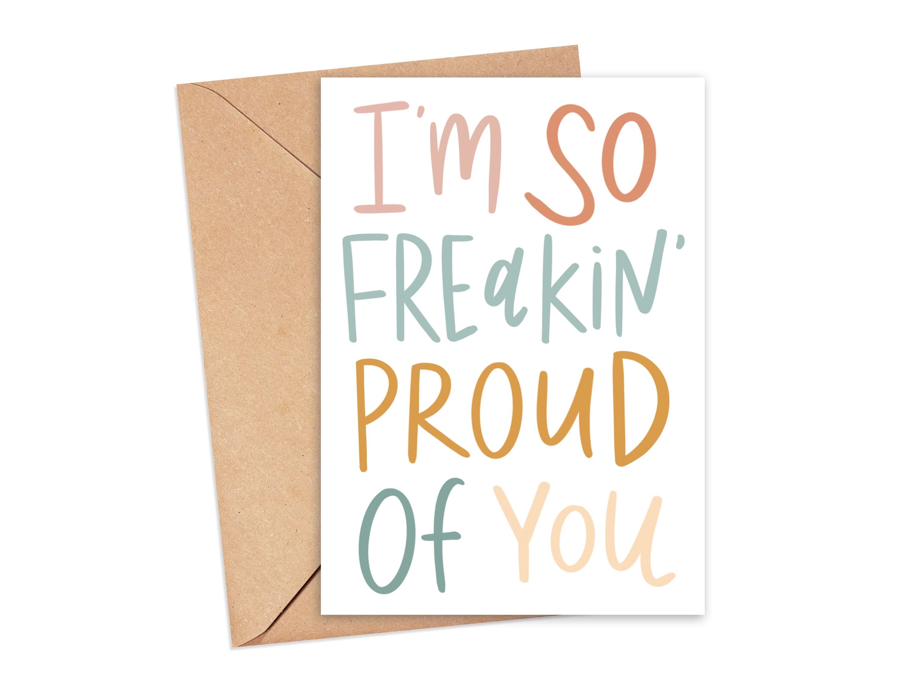So Proud of You Congratulations Card Graduation Card Best - Etsy UK