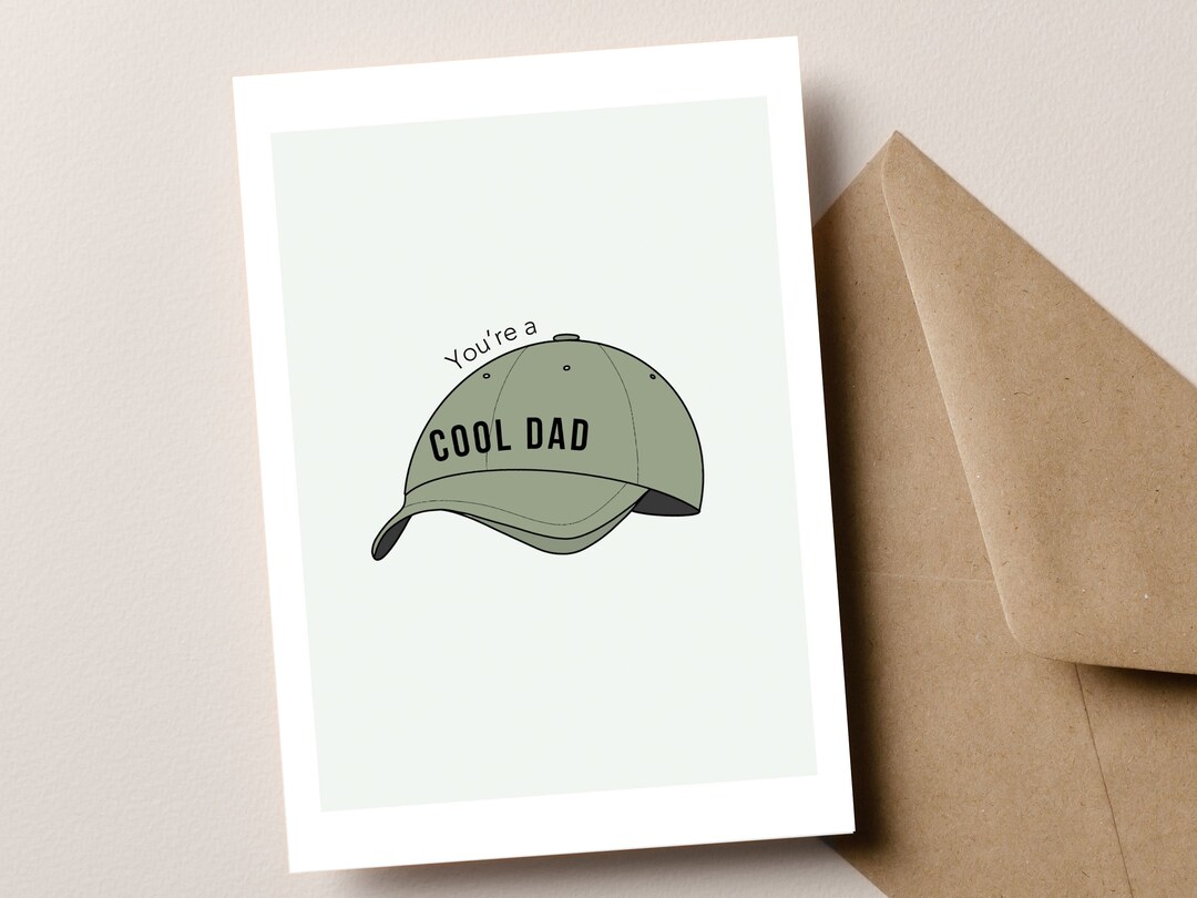 Cool Dad Gifts - "you're a Cool Dad" Greeting Card, Birthday Card for ...