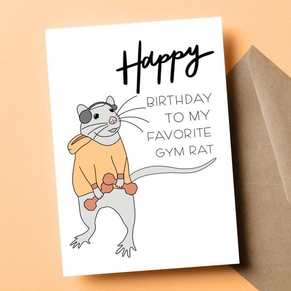 Rat Card - Etsy