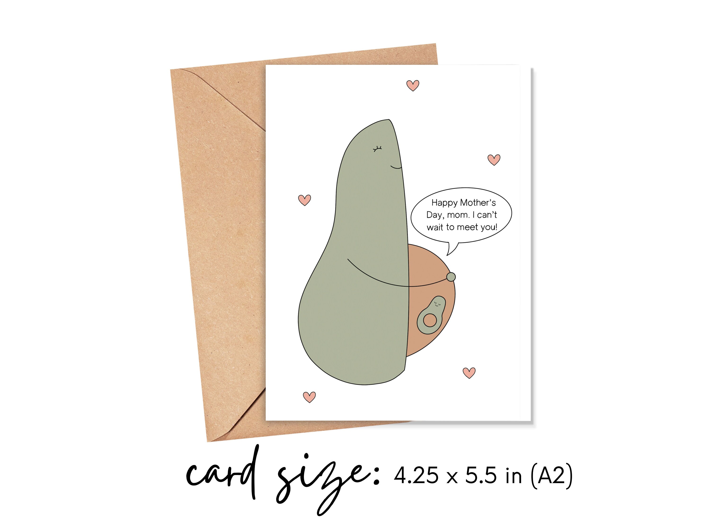 Mom to Be Mother's Day Card Happy Mother's Day From - Etsy