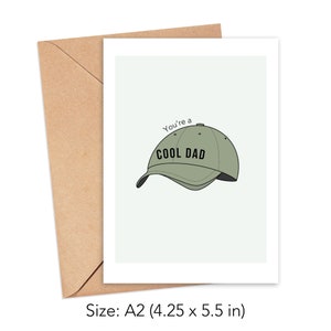 Cool Dad Gifts - "you're a Cool Dad" Greeting Card, Birthday Card for ...