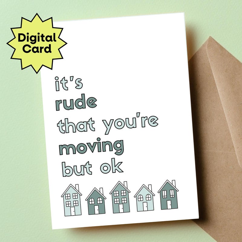 Moving House Card - Etsy