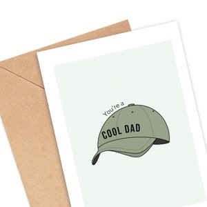 Cool Dad Gifts - "you're a Cool Dad" Greeting Card, Birthday Card for ...