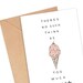 Ice Cream Card Ice Cream Party There's No Such Thing as - Etsy