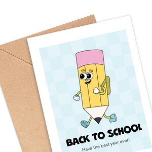 First Day of School, Card for Teacher, Have the Best Year Ever, Cute ...