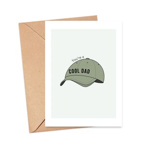 Cool Dad Gifts - "you're a Cool Dad" Greeting Card, Birthday Card for ...