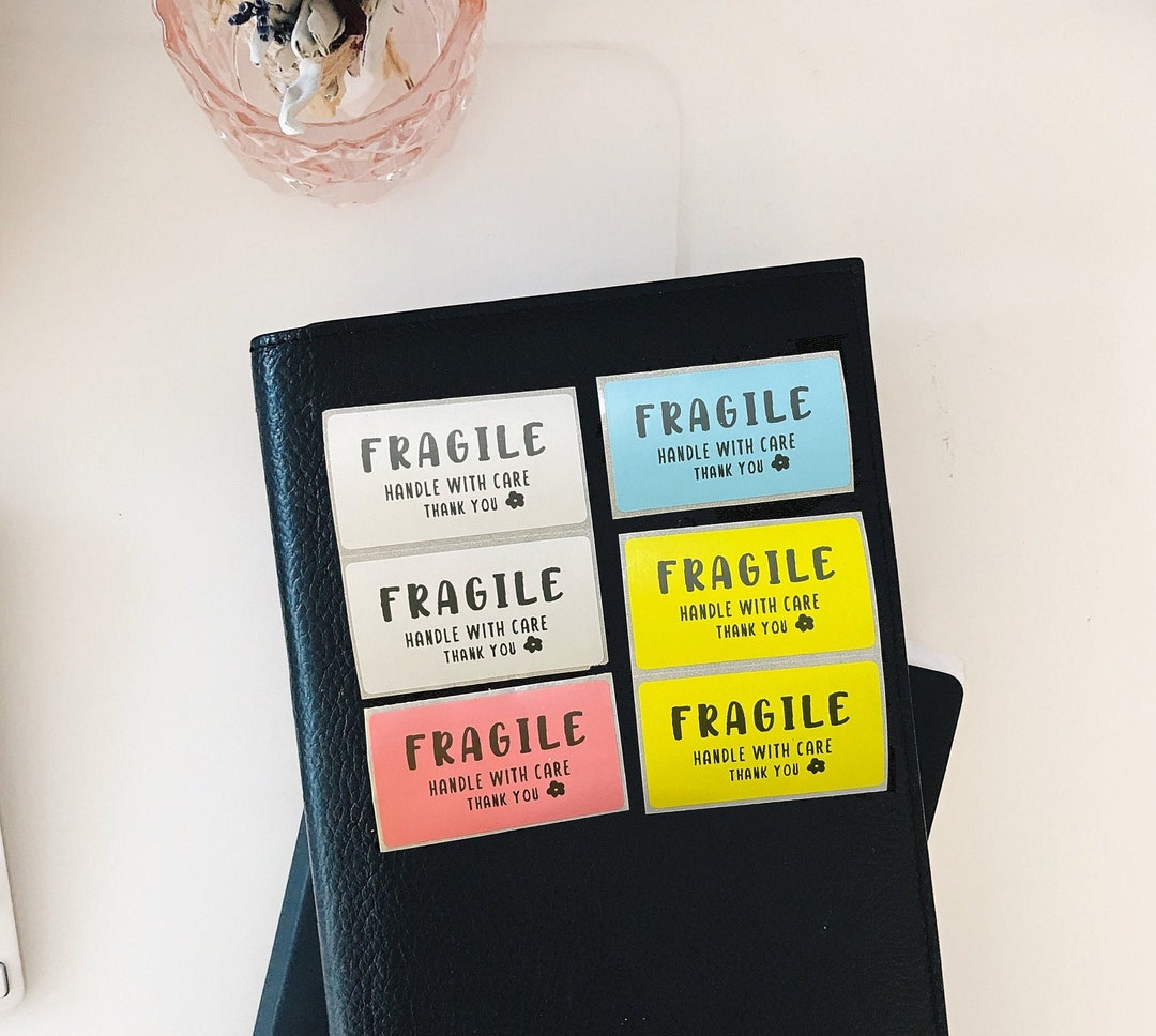 Fragile Label Fragile Sticker Fragile Thermal Label - Etsy