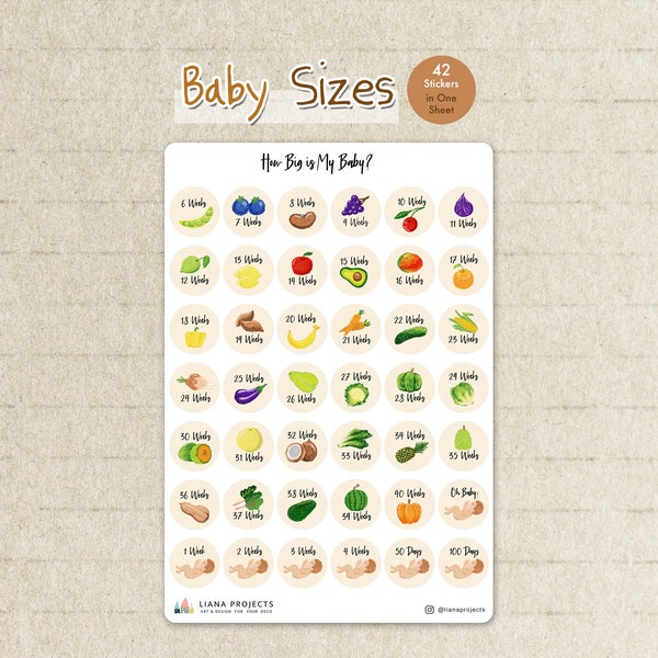 Pregnancy Stickers - Etsy