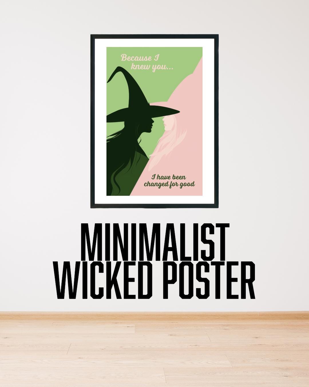 Wicked Inspired Digital Printable Poster | Broadway Musical Wall Art ...
