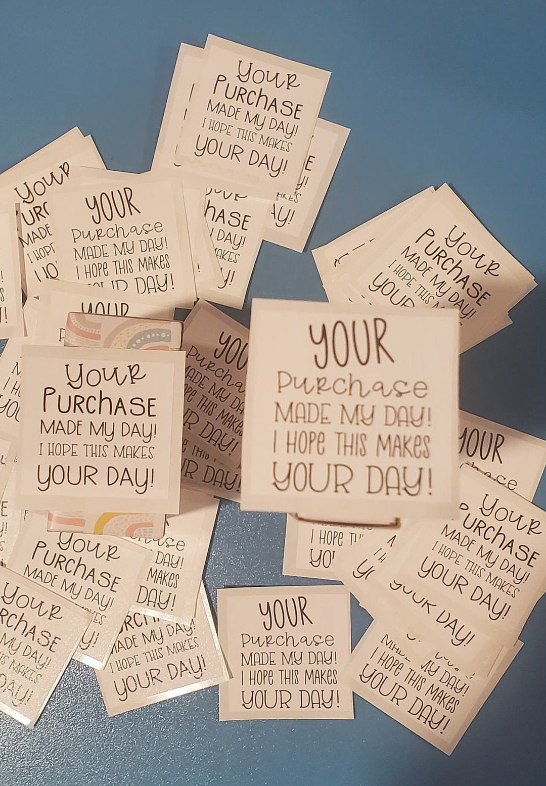 Your Purchase Sticker, Custom Stickers, Package Stickers - Etsy