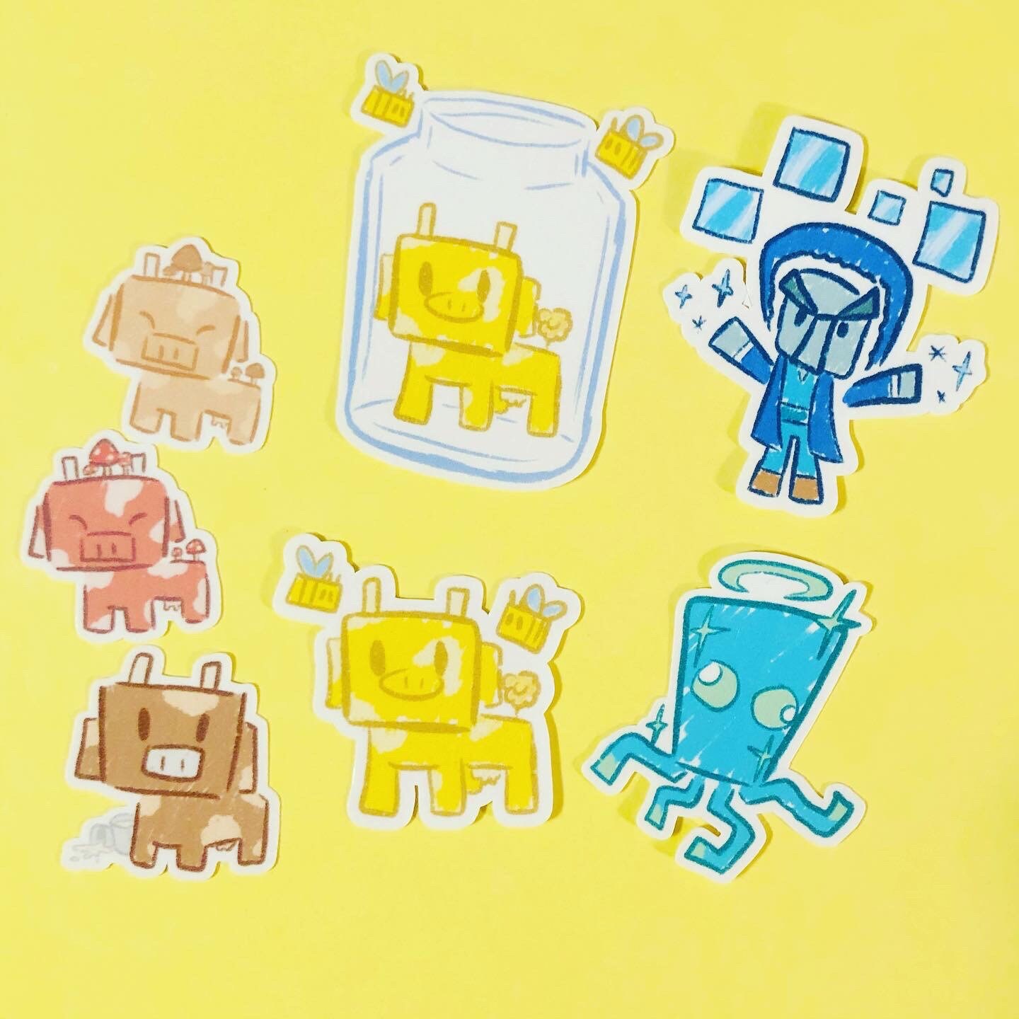 Minecraft Stickers - Etsy