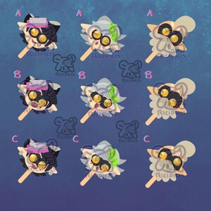 Splatoon Popsicle Stickers - Etsy