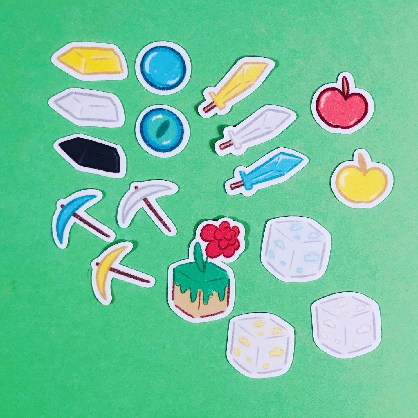 Minecraft Stickers - Etsy