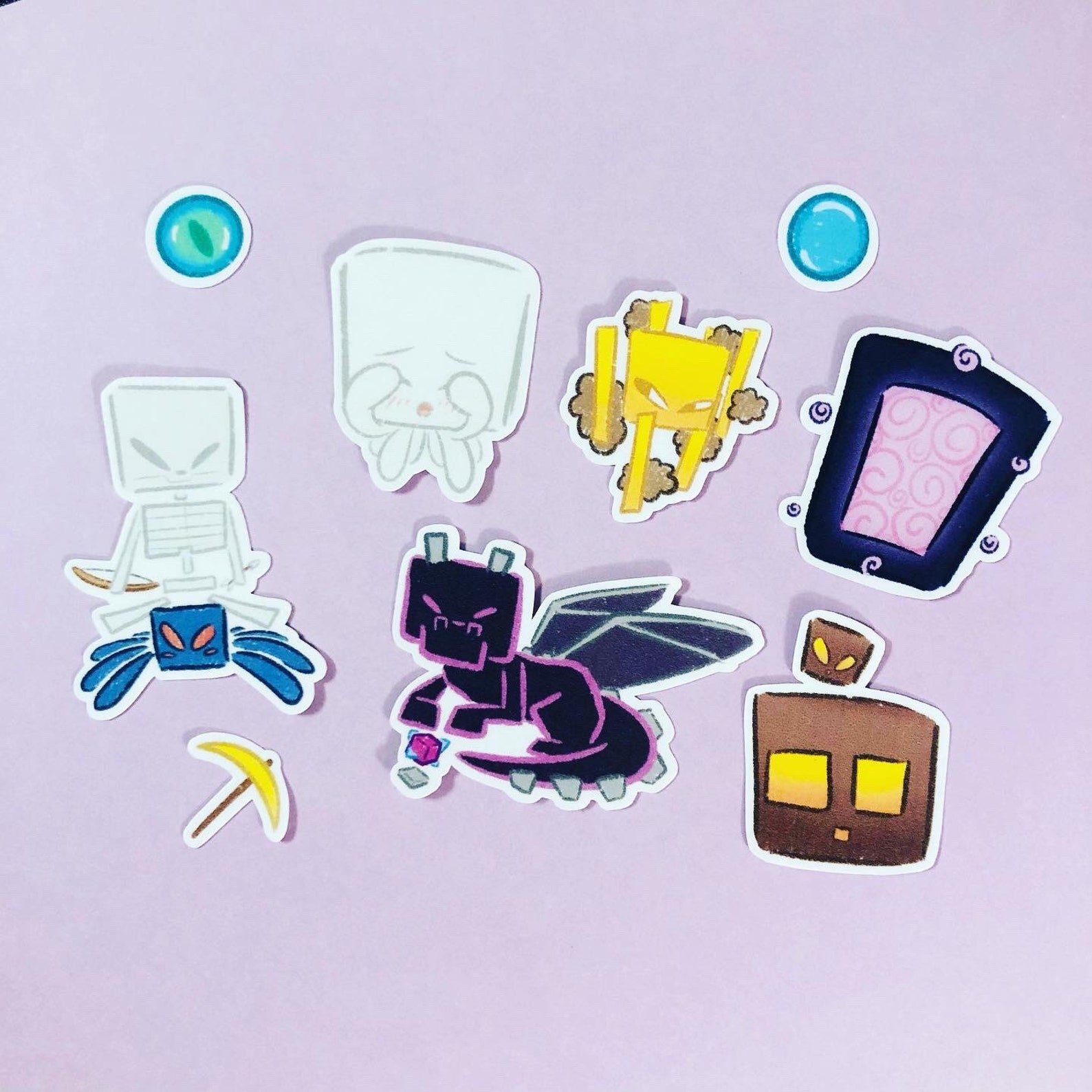 Minecraft Stickers | Etsy