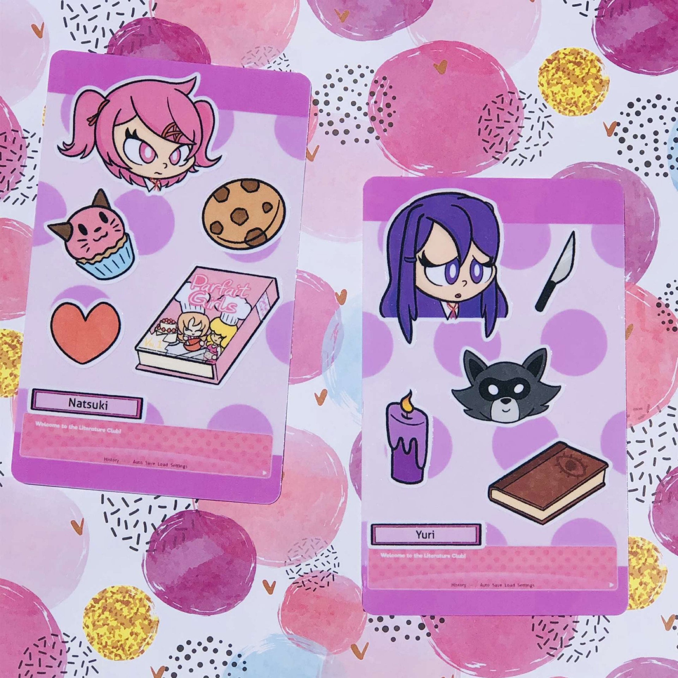 Doki Doki Literature Club Stickers - Etsy