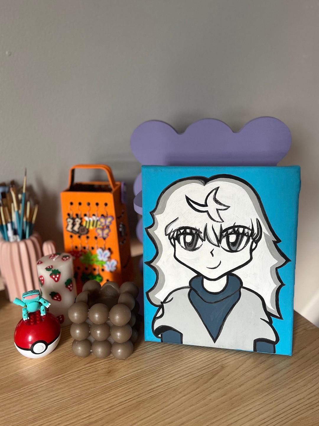 Female Killua Painting: Medium Canvas - Etsy