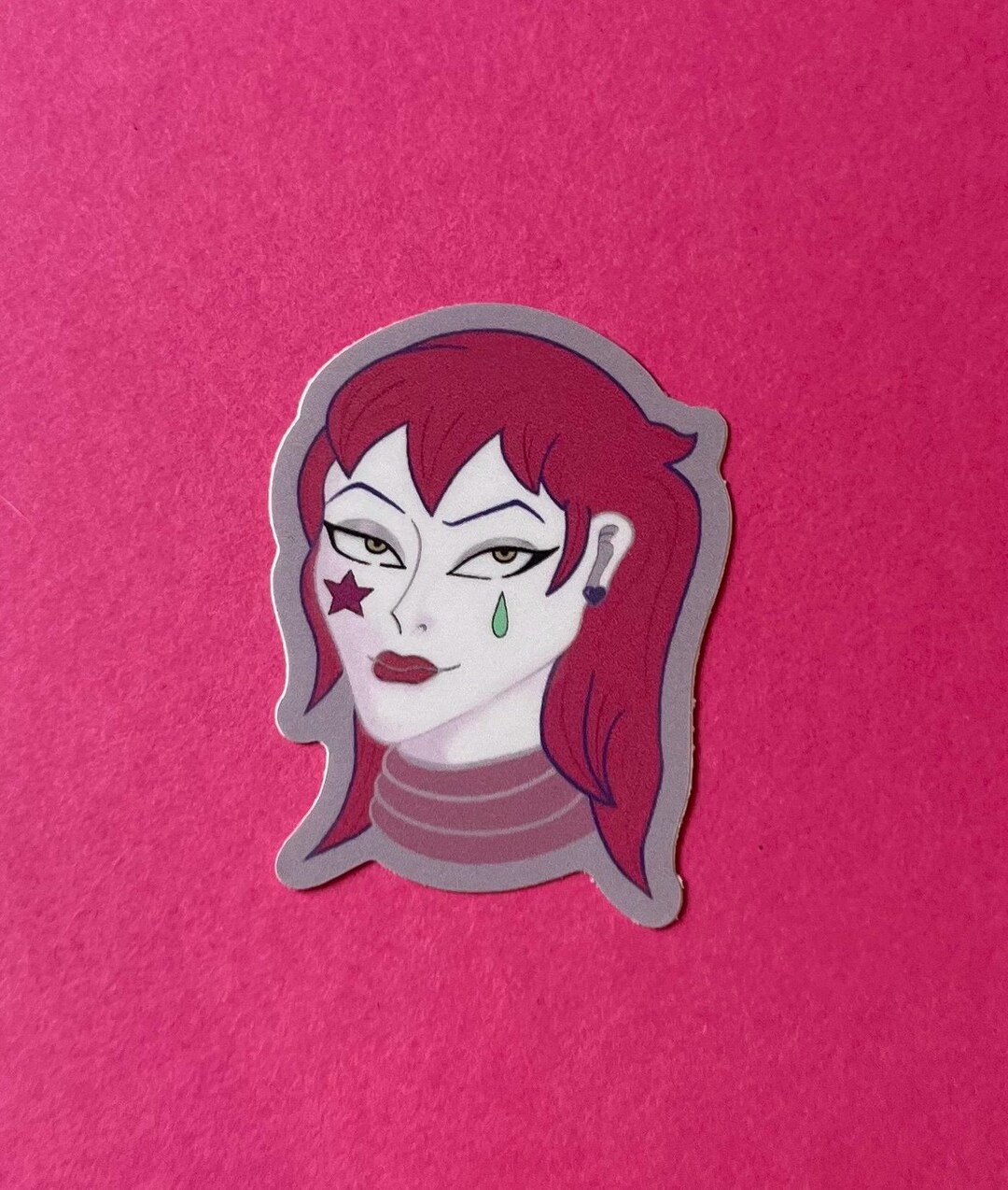 Female Anime Sticker- Hisoka - Etsy