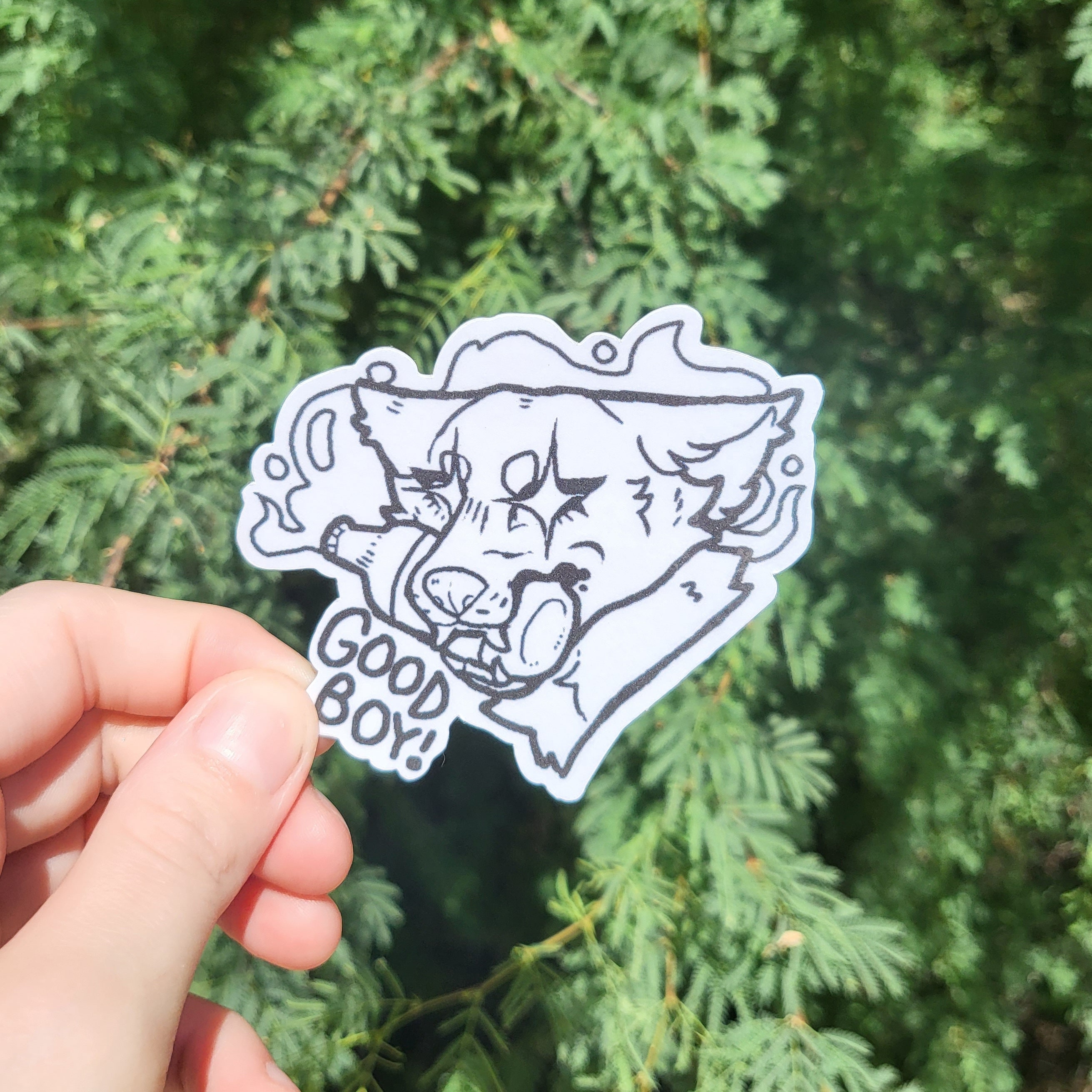 Good Boy Vinyl Sticker - Etsy