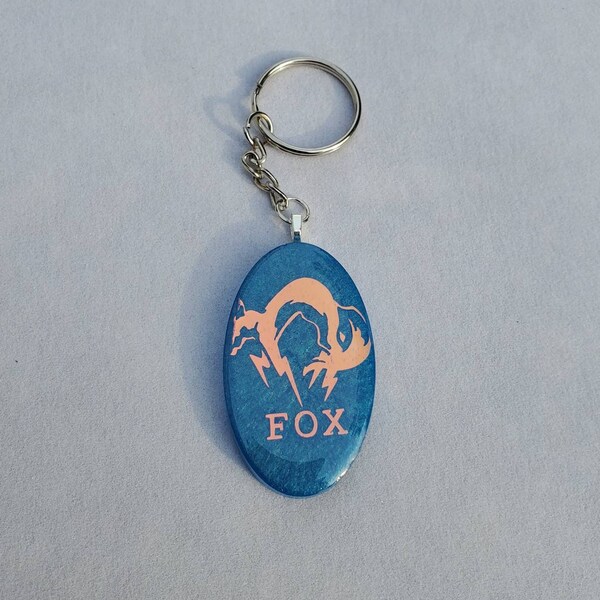 Metal Gear Keychain - Etsy