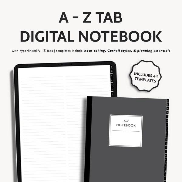 Minimal Notebook Etsy