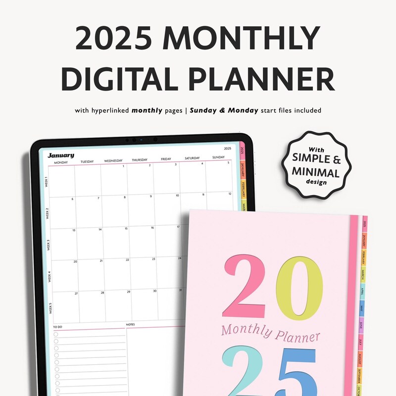Modern Planner - Etsy