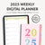 2024 Simple Goodnotes Planner, Basic Dated Monthly Weekly Planner ...