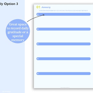 5 Year Daily Digital Journal 365 Daily Journal Hyperlinked - Etsy