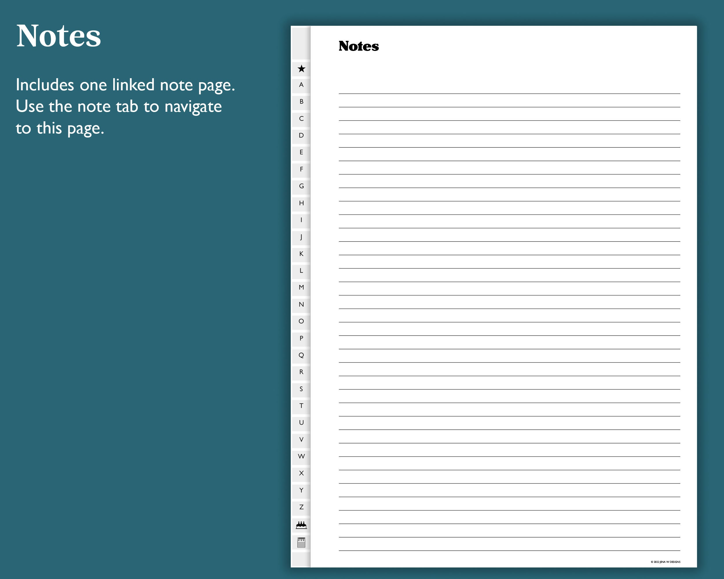 Digital Address Book for Remarkable 2: A-Z Contact List (PDF) - Etsy