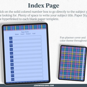 Digital Notepad, Digital Notebook With Tabs, Goodnotes Notebook ...