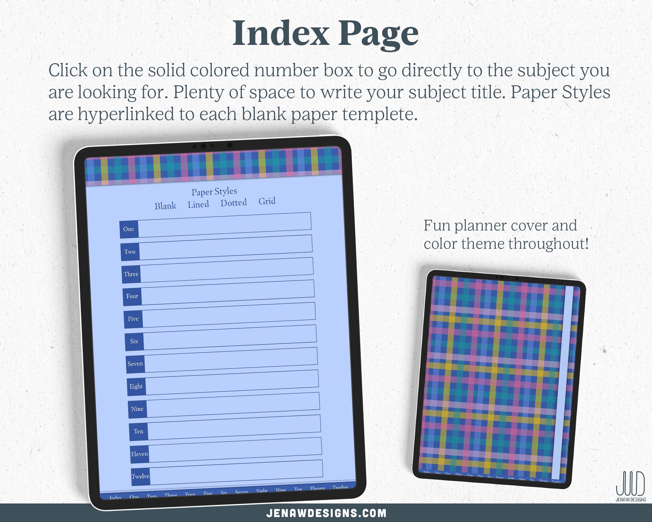 Digital Notepad Digital Notebook With Tabs Goodnotes | Etsy