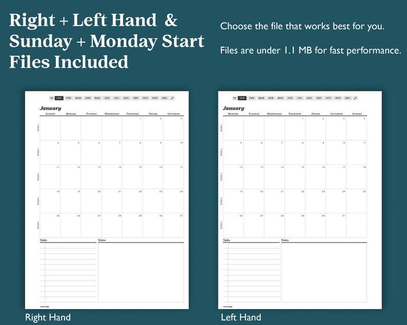 2026 Digital Planner for Remarkable 2 Tablet: Paperless Daily Agenda ...