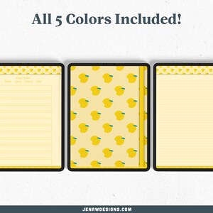 Digital Notepad, Digital Notebook With Tabs, Goodnotes Notebook ...